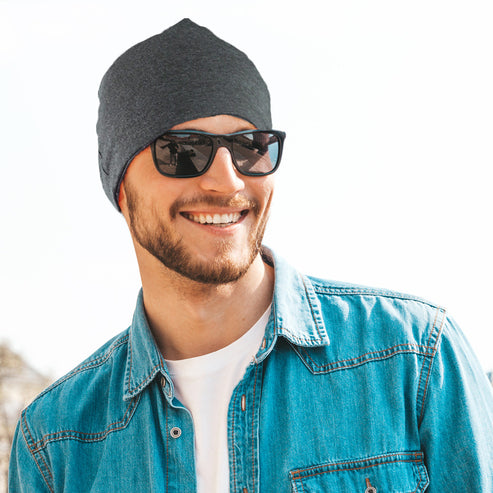 9" Multifunctional Lightweight Beanies Hats Snug Fitting, Running Skul ...